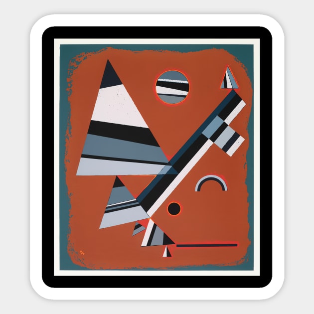 Abstract Art - Abstract Art - Sticker | TeePublic